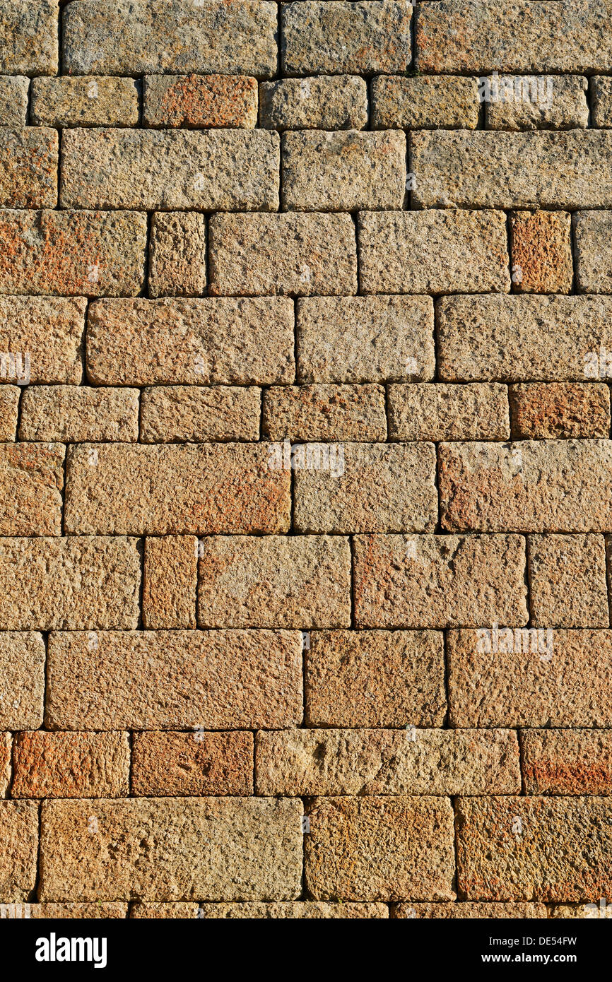 Wall of the Athena Temple in ancient Heraclea, Herakleia, Muğla ...
