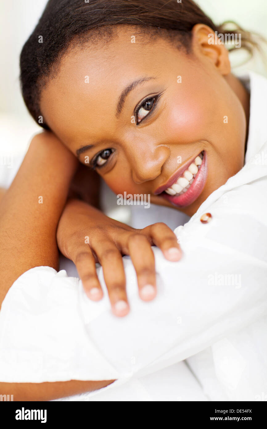 portrait of beautiful African American woman Stock Photo - Alamy