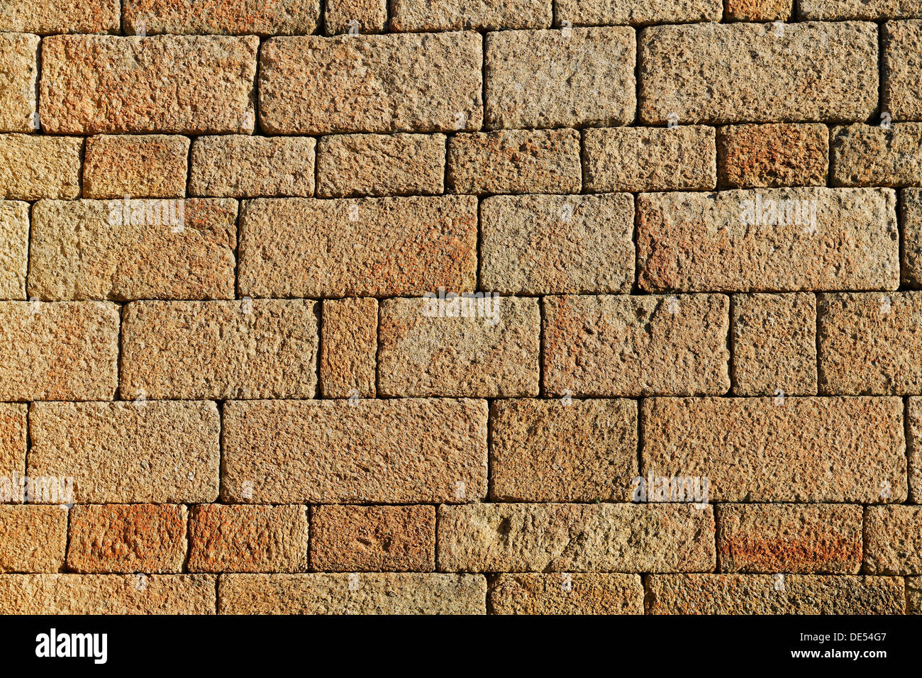 Wall of the Athena Temple in ancient Heraclea, Herakleia, Muğla ...