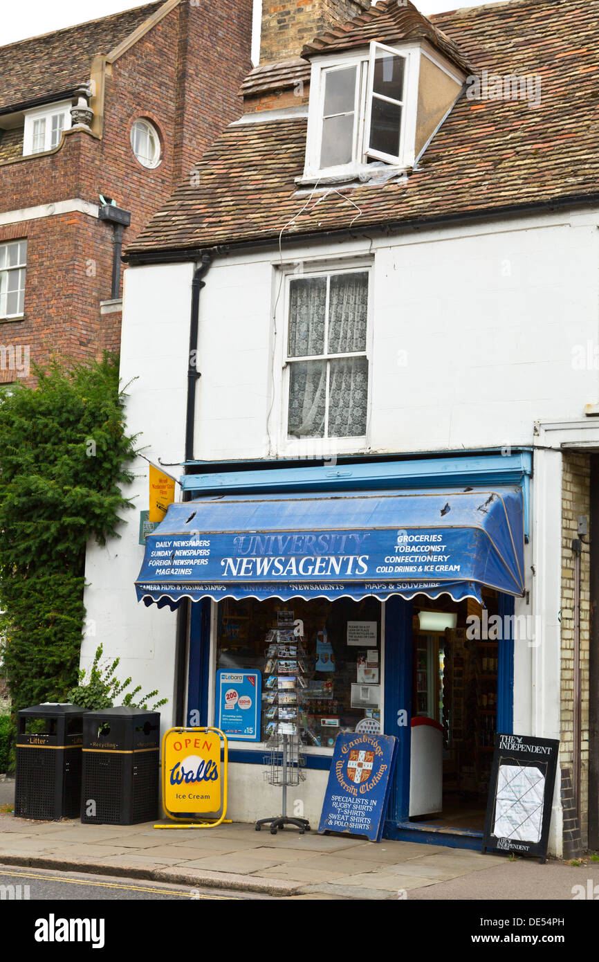 The University Newsagents in Cambridge, England Stock Photo - Alamy
