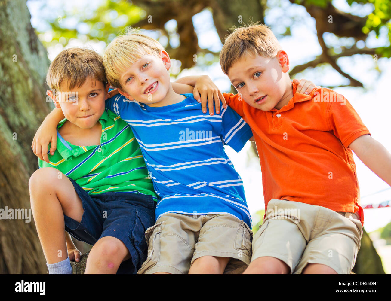 Best Friends, Happy Kids, Friendship Concept Stock Photo - Alamy