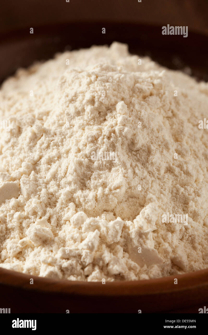 Organic Whole Wheat Flour Ready For Baking Stock Photo - Alamy