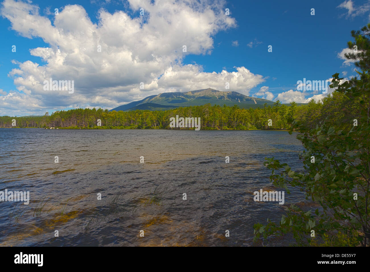 Mount Katahdin, Baxter State Park, Maine Stock Photo - Alamy