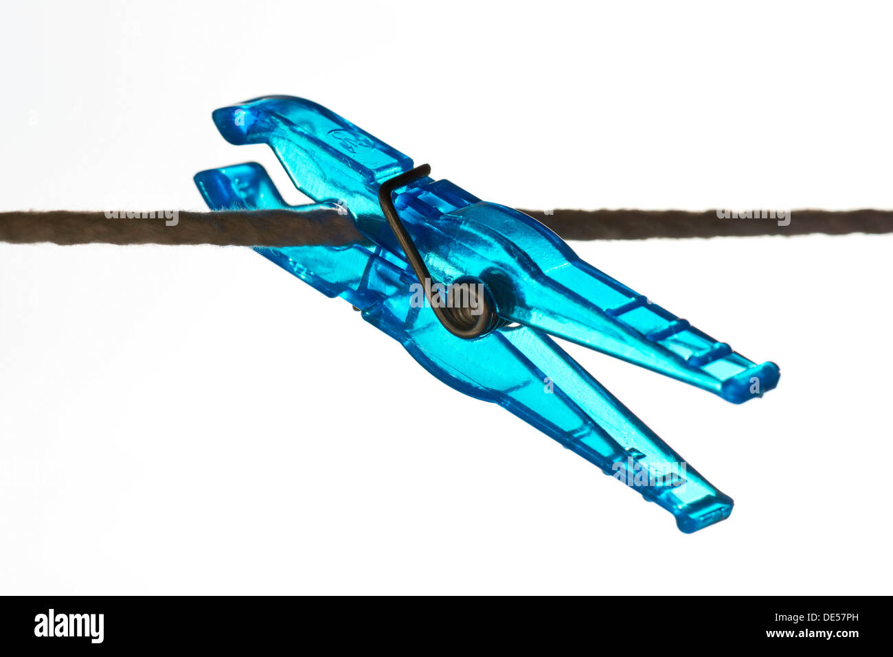 Blue clothespeg High Resolution Stock Photography and Images - Alamy