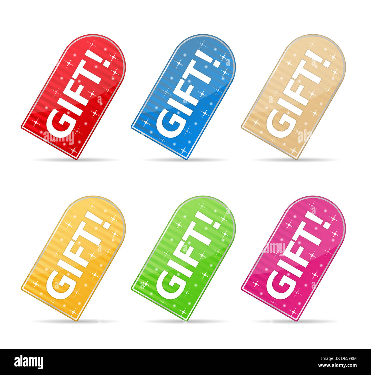 Gift badge hi-res stock photography and images - Alamy