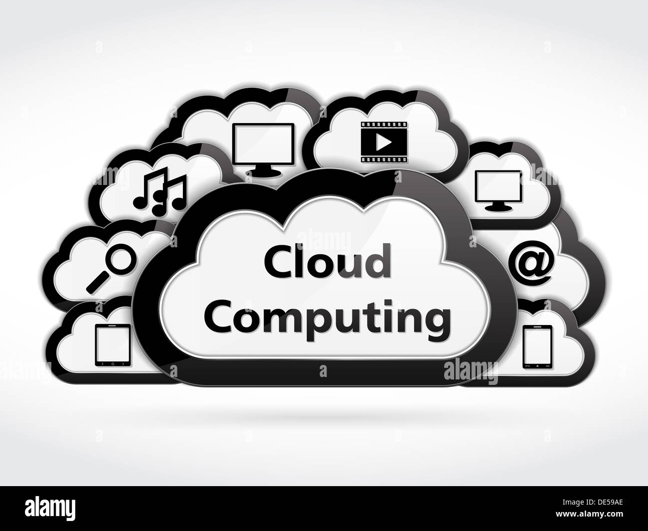 Cloud computing concept Stock Photo - Alamy
