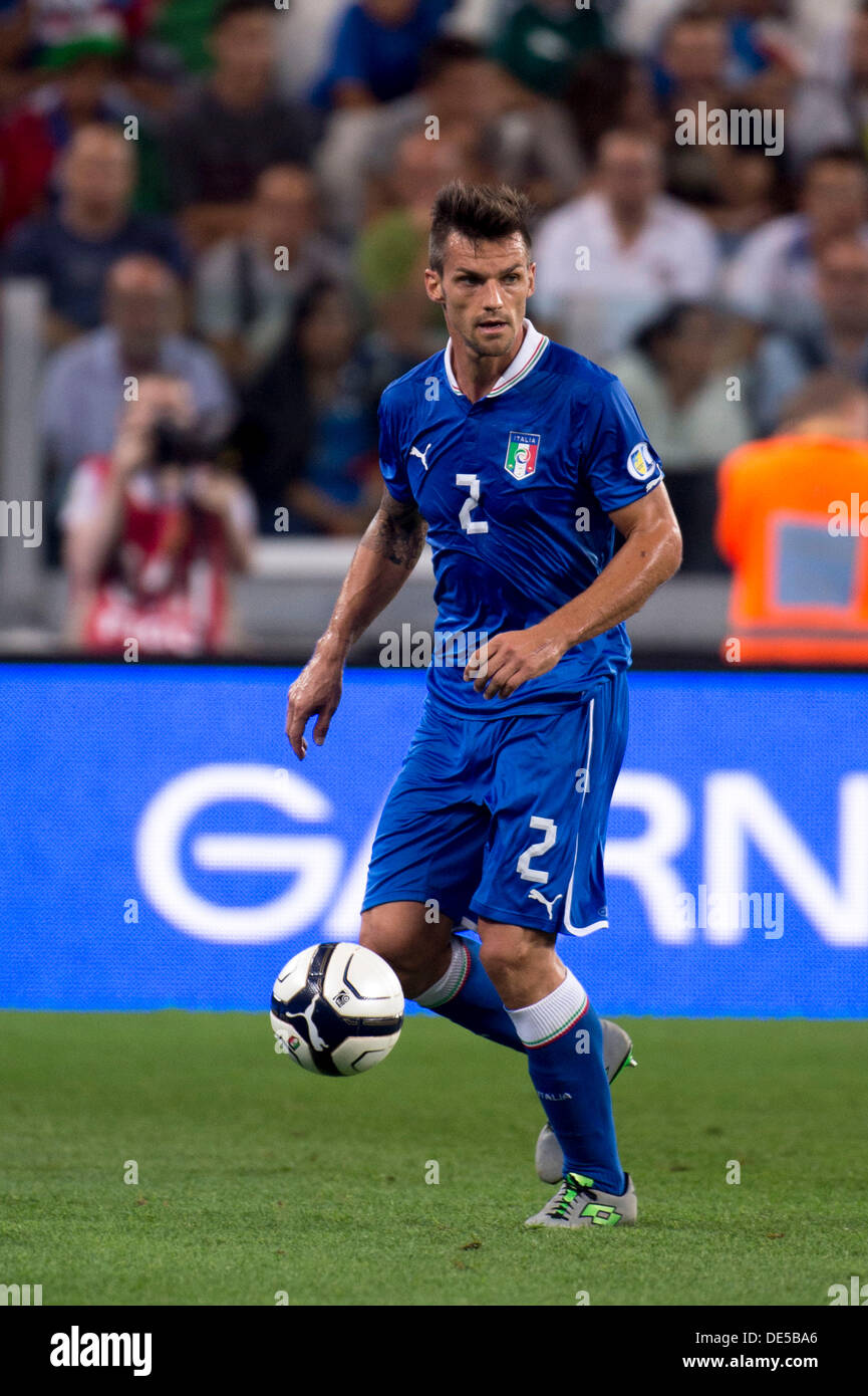 Turin, Italy. 10th Sep, 2013. Christian Maggio (ITA), FIFA World Cup ...