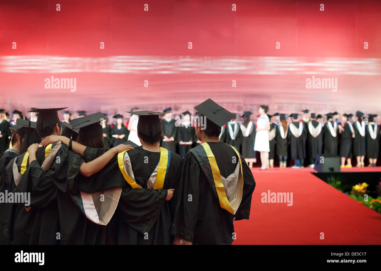 Grad caps hi-res stock photography and images - Alamy