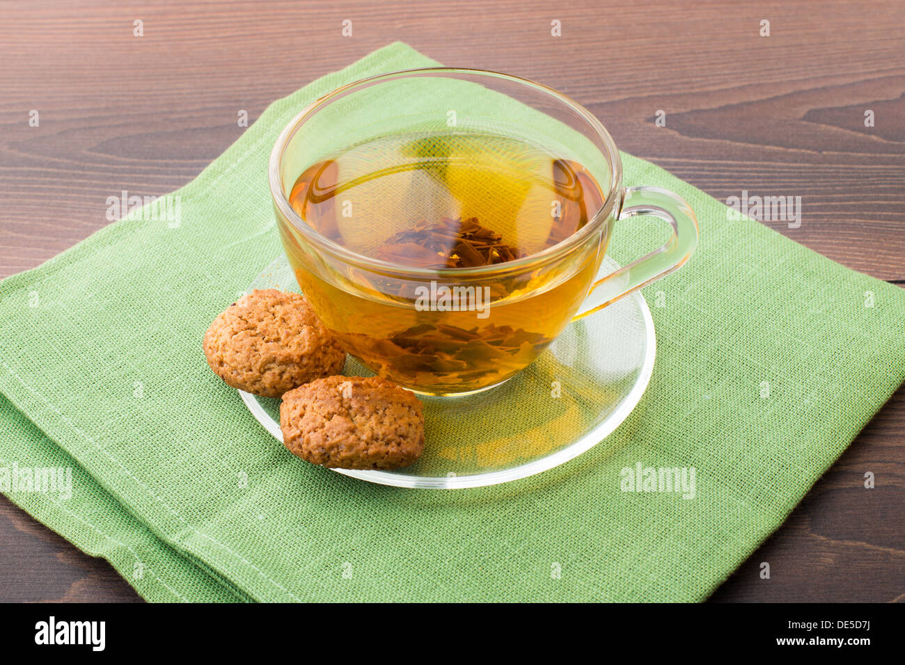 Tea cup organic leaf hi-res stock photography and images - Alamy