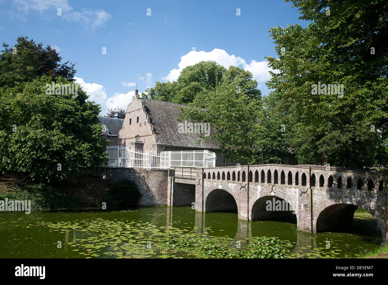 Medieval castle Well, Limburg, Netherlands Stock Photo - Alamy