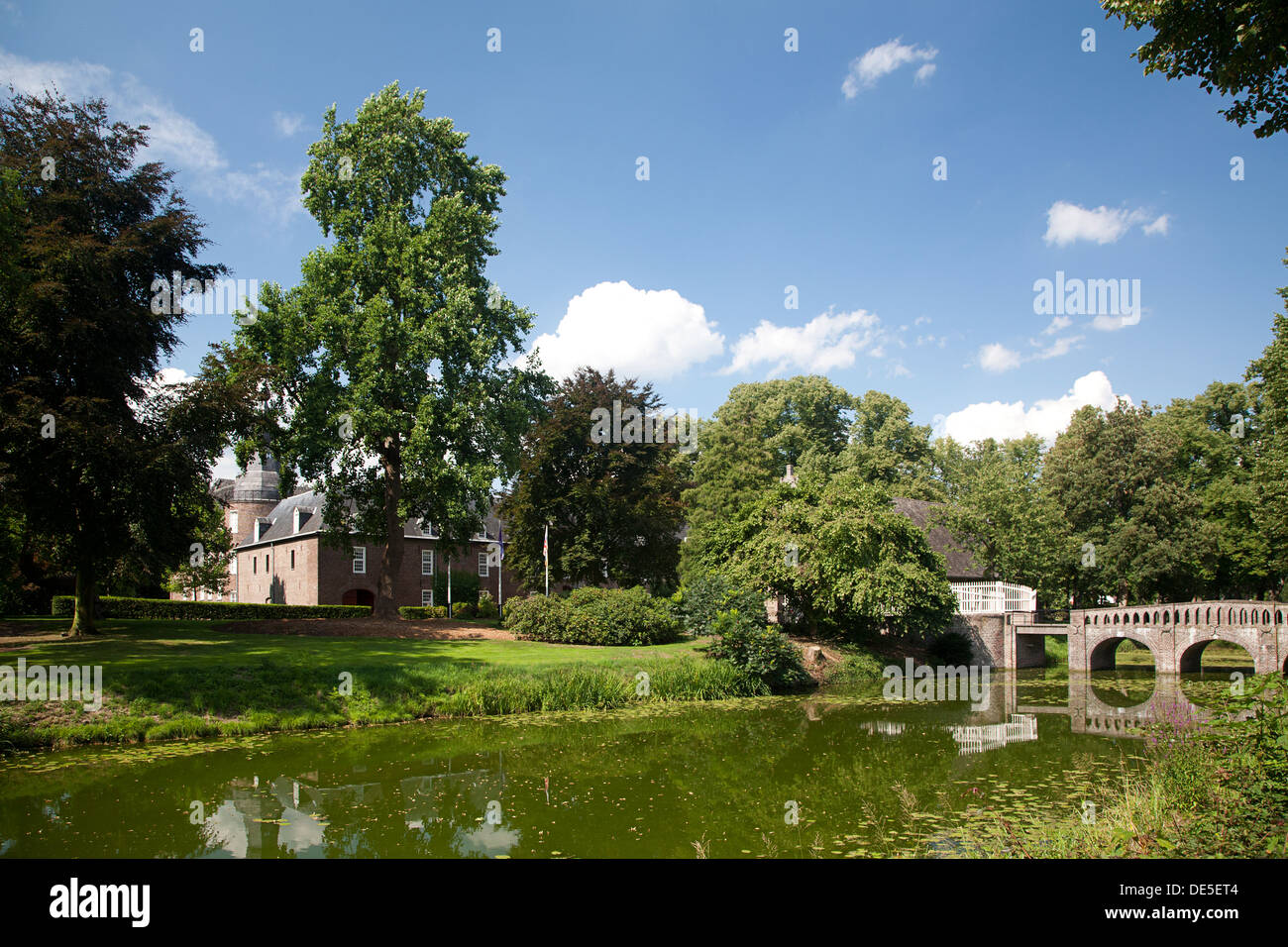 Medieval castle Well, Limburg, Netherlands Stock Photo - Alamy