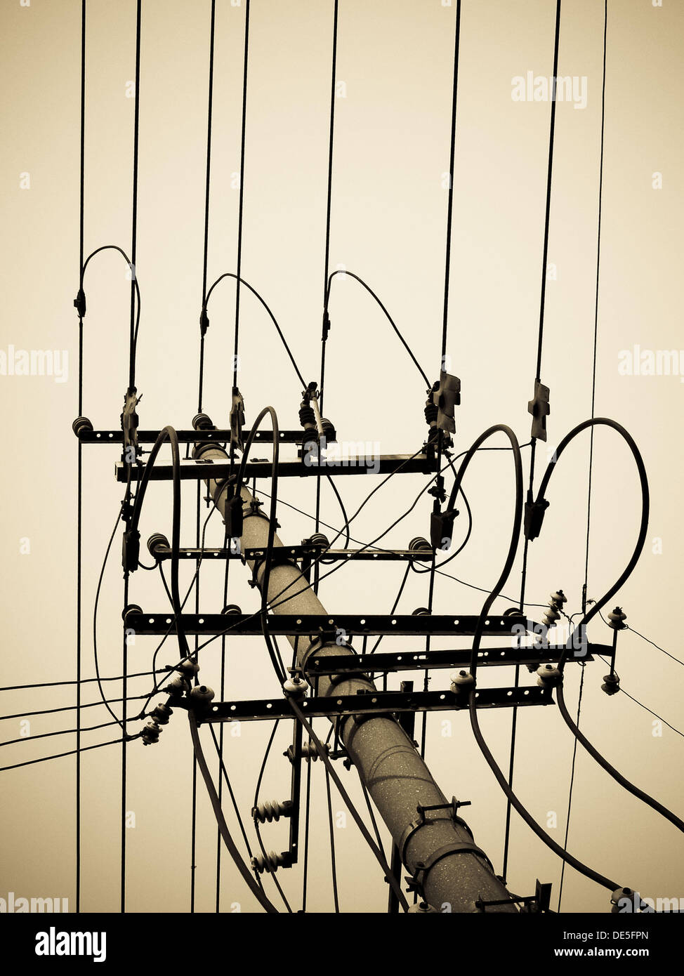 China power line hi-res stock photography and images - Alamy