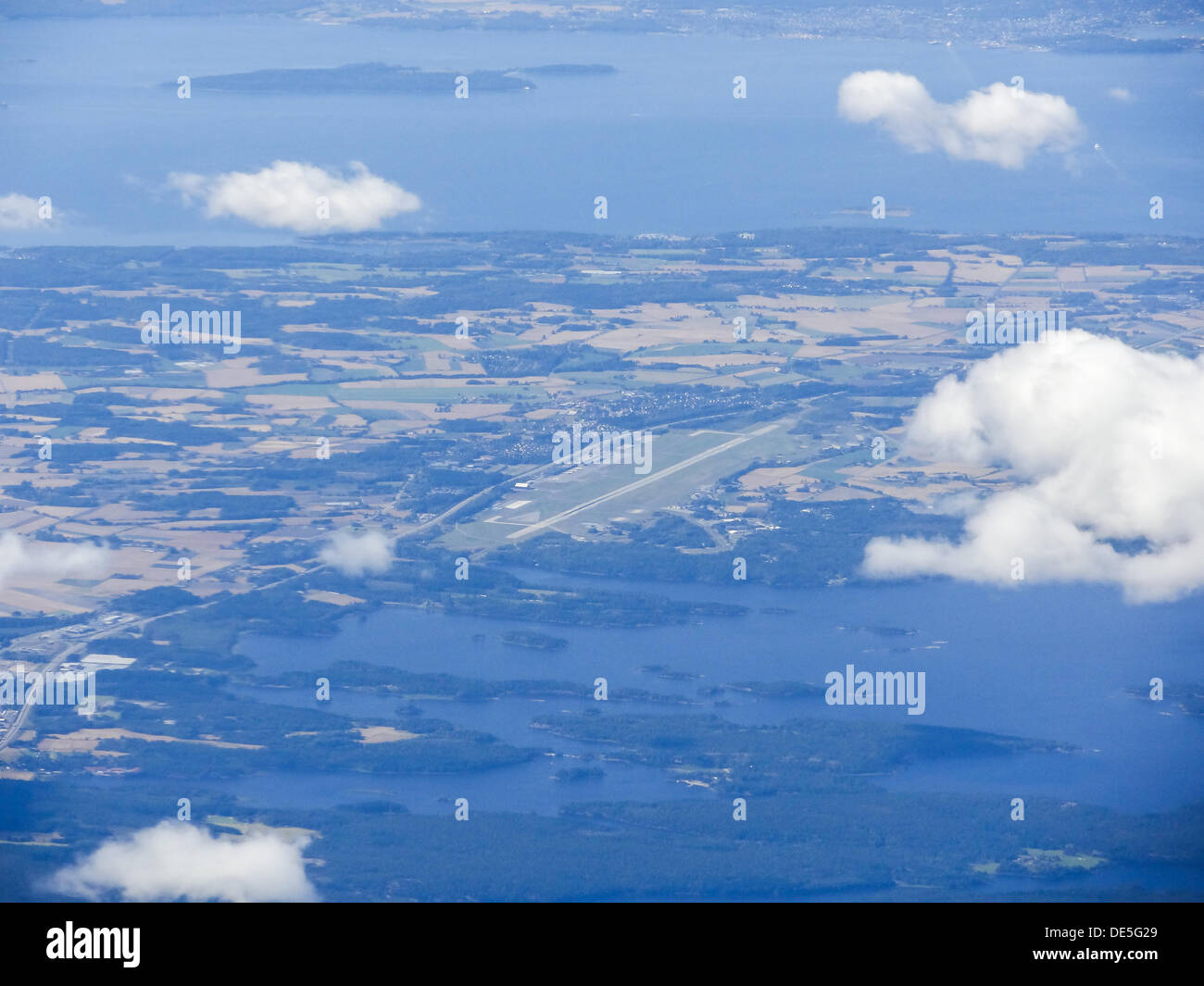 Rygge airport from the air Stock Photo - Alamy