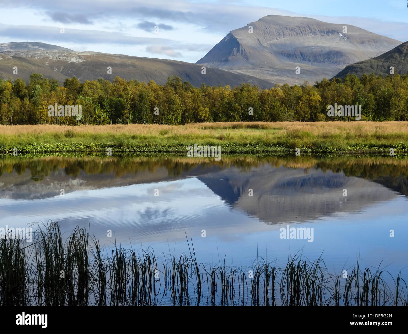 autumn at lake Prestvannet Stock Photo - Alamy