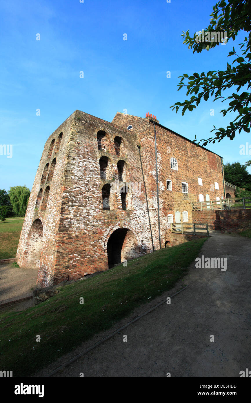 Moira Furnace, an early 19th Century iron-making blast furnace. Ashby ...