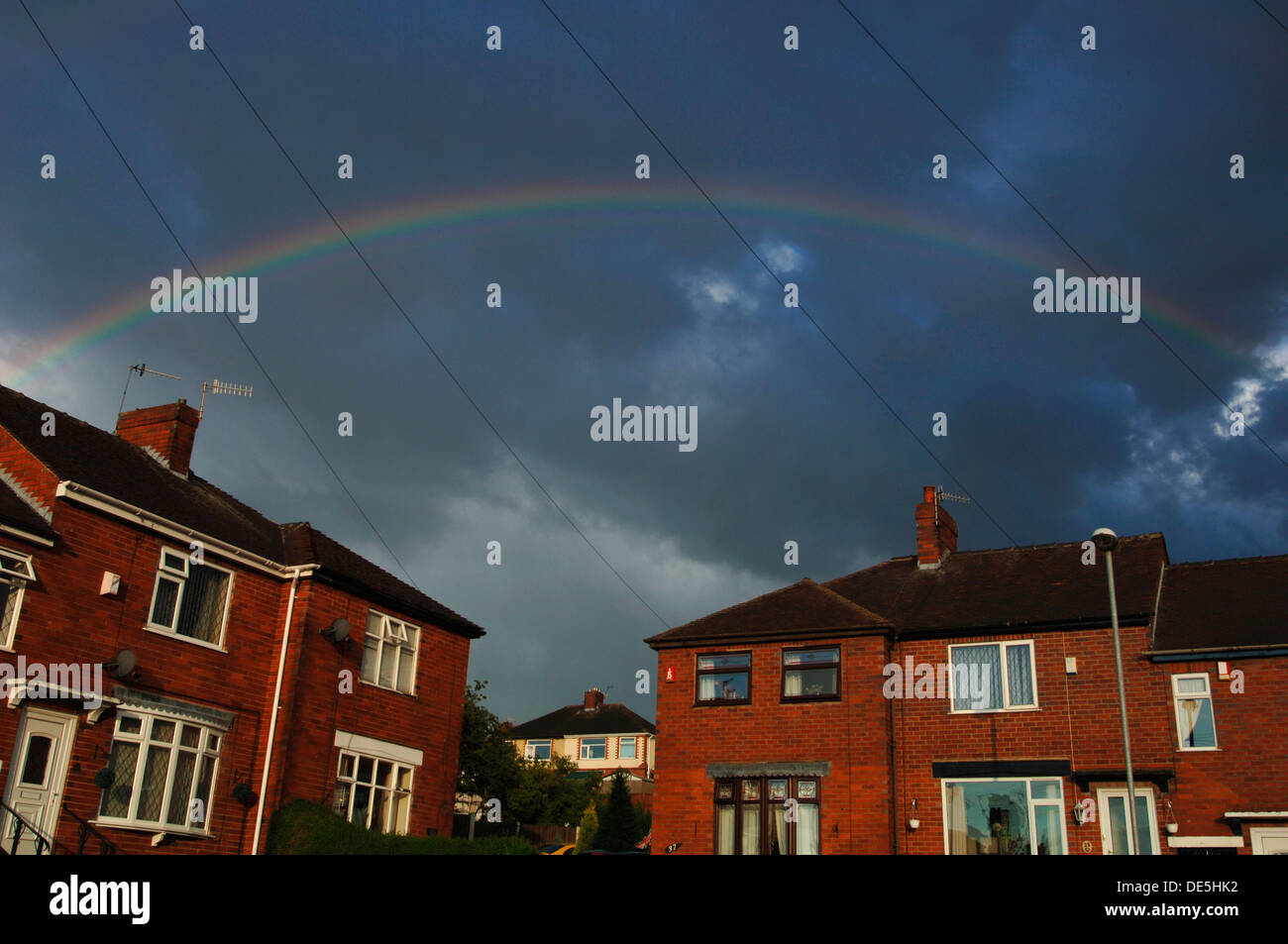 Rainbow houses hi-res stock photography and images - Alamy
