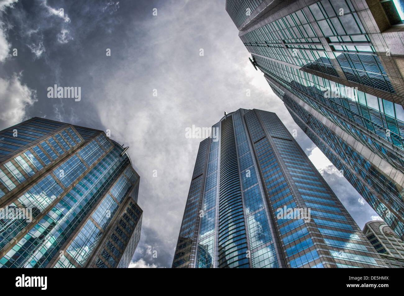 Tall Office Towers Stock Photo - Alamy