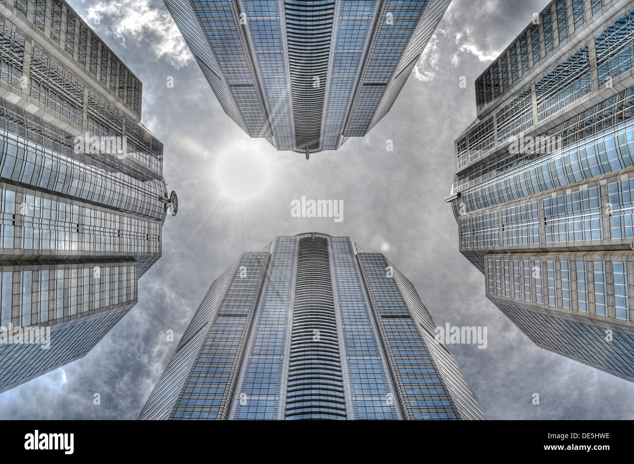 Tall Office Towers Stock Photo - Alamy