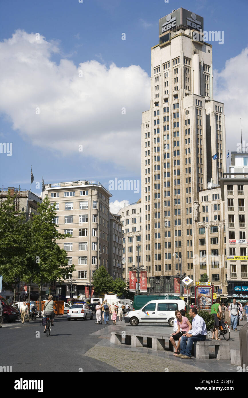 Kbc tower or boerentoren hi-res stock photography and images - Alamy