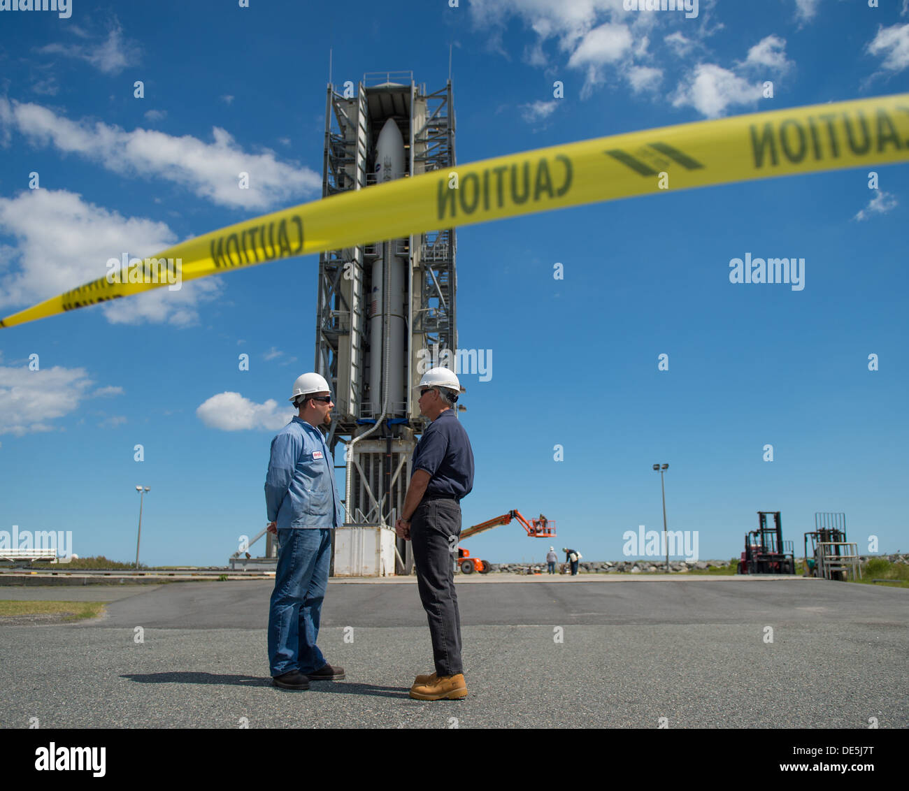 The LADEE spacecraft, launched aboard the Minotaur V rocket from NASA’s ...