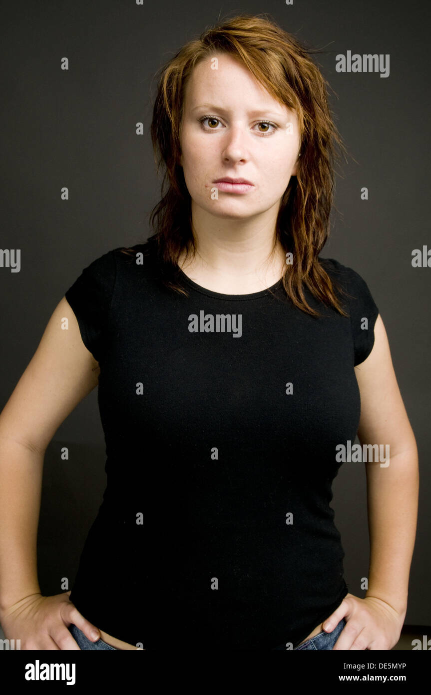 Strong confident assertive young woman hi-res stock photography and ...