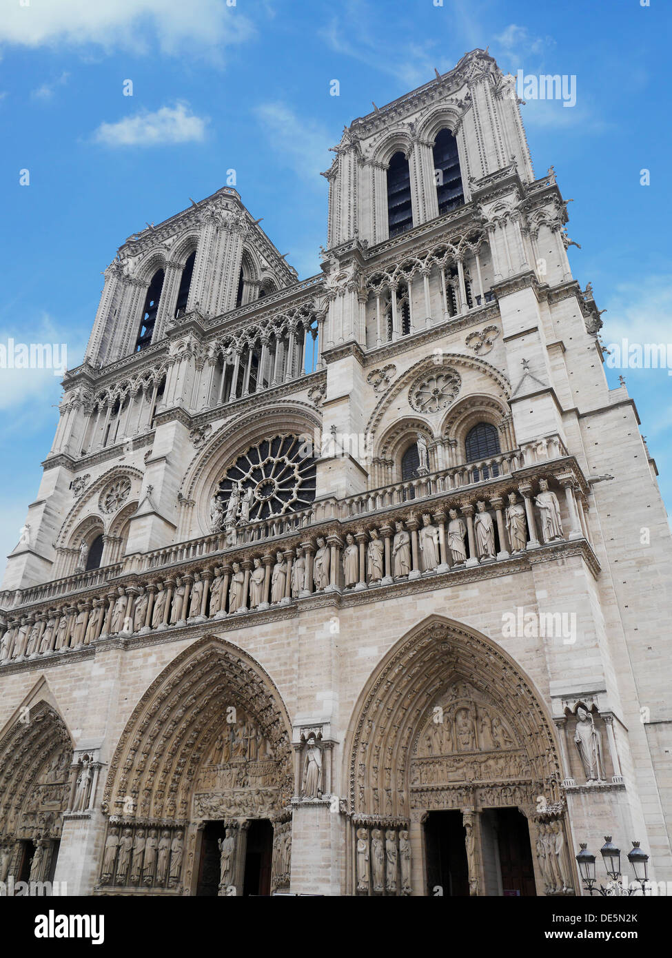 Front view of Notre Dame Cathedral in Paris, France Stock Photo - Alamy