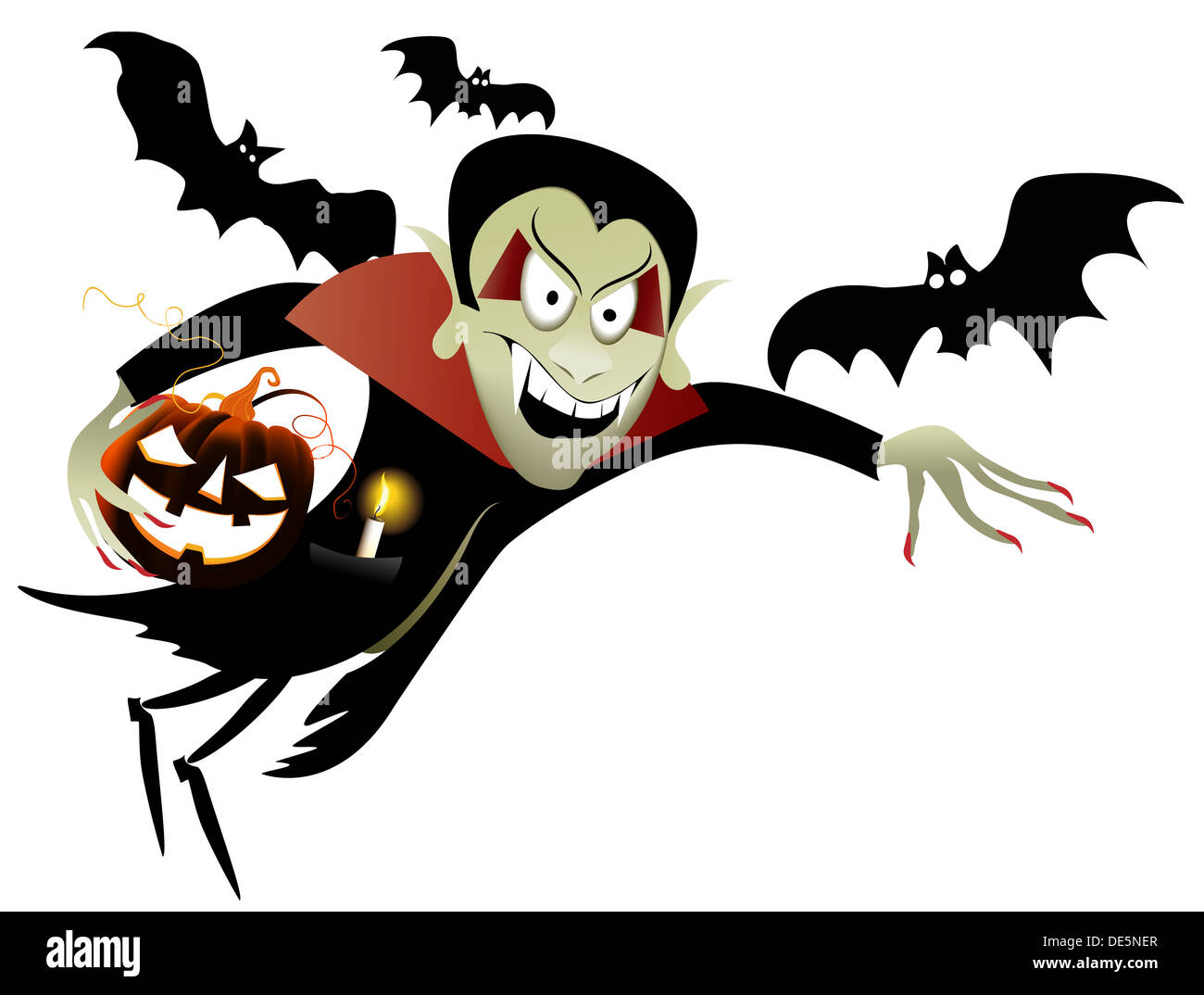 Halloween flying vampire Stock Photo - Alamy