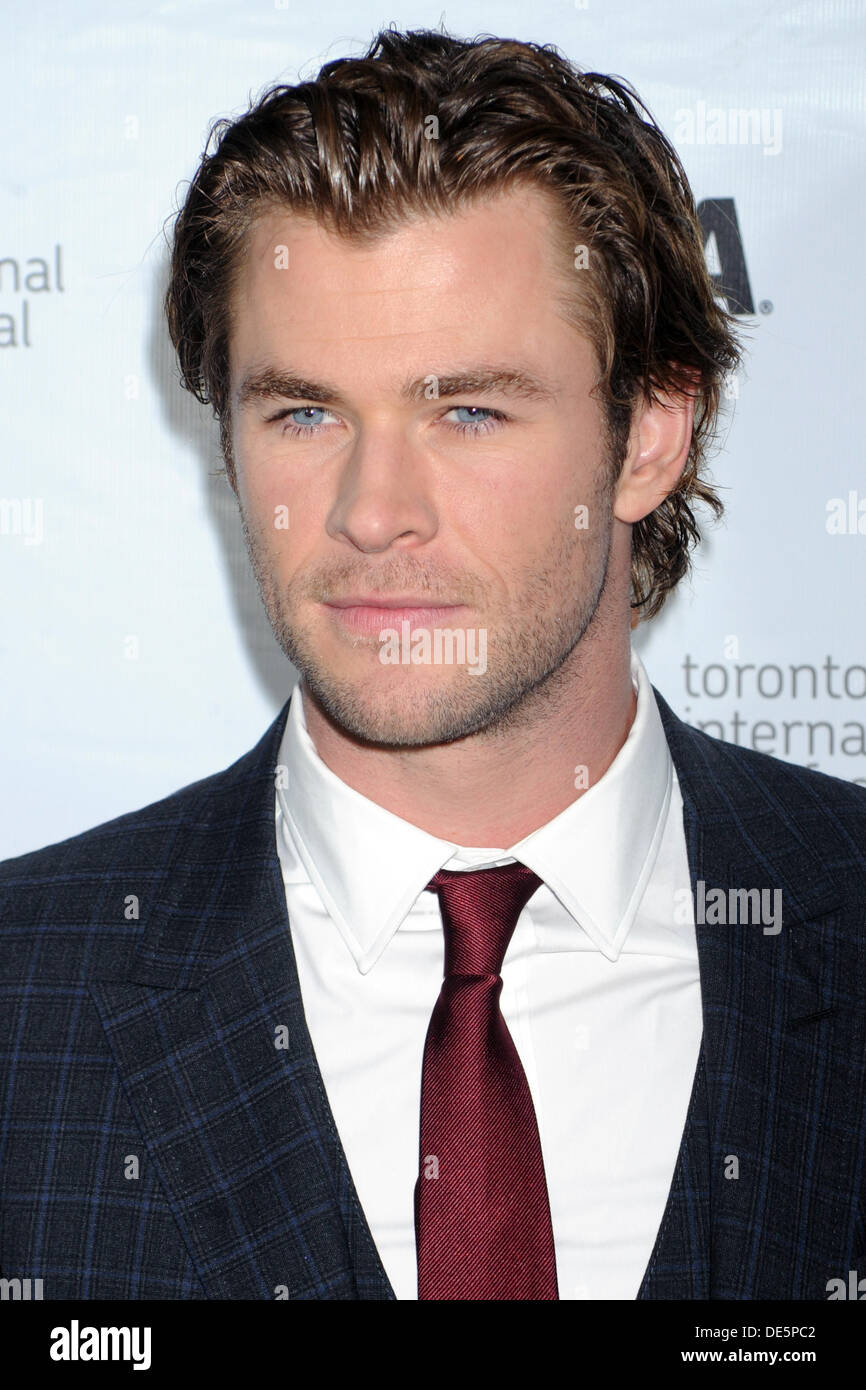 Chris Hemsworth attending the 'Rush' premiere at the 38th Toronto ...