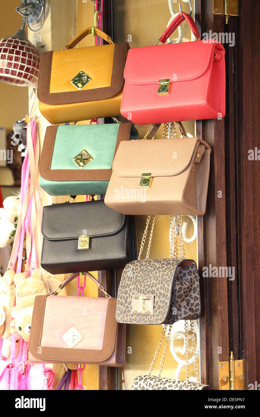 Bag display shop customer hi-res stock photography and images - Alamy