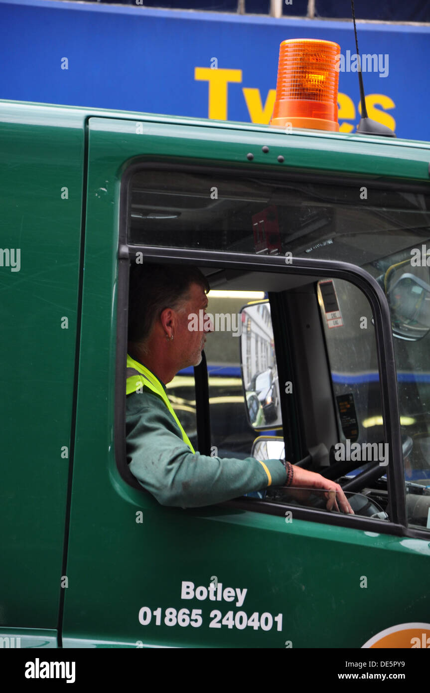 Man driving a truck hi-res stock photography and images - Alamy