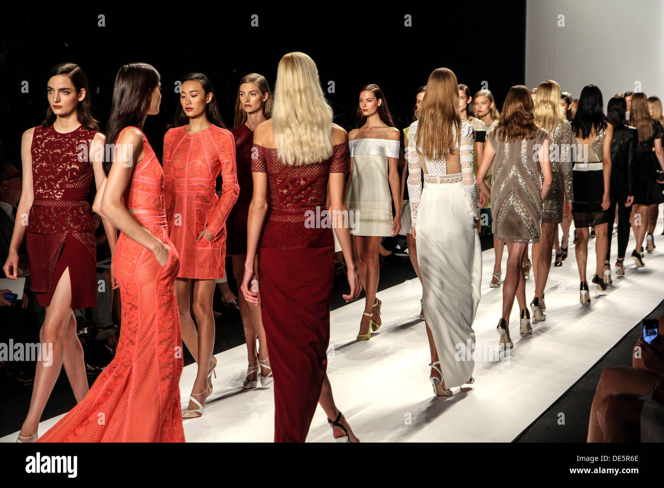 New York, USA. 11th Sep, 2013. Model at the J. Mendel fashion show at ...