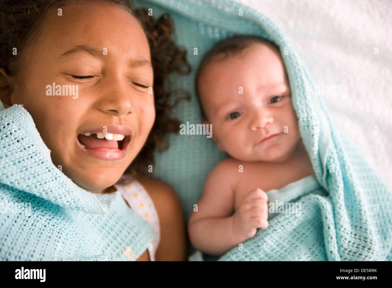 Crying mixed race baby girl High Resolution Stock Photography and ...