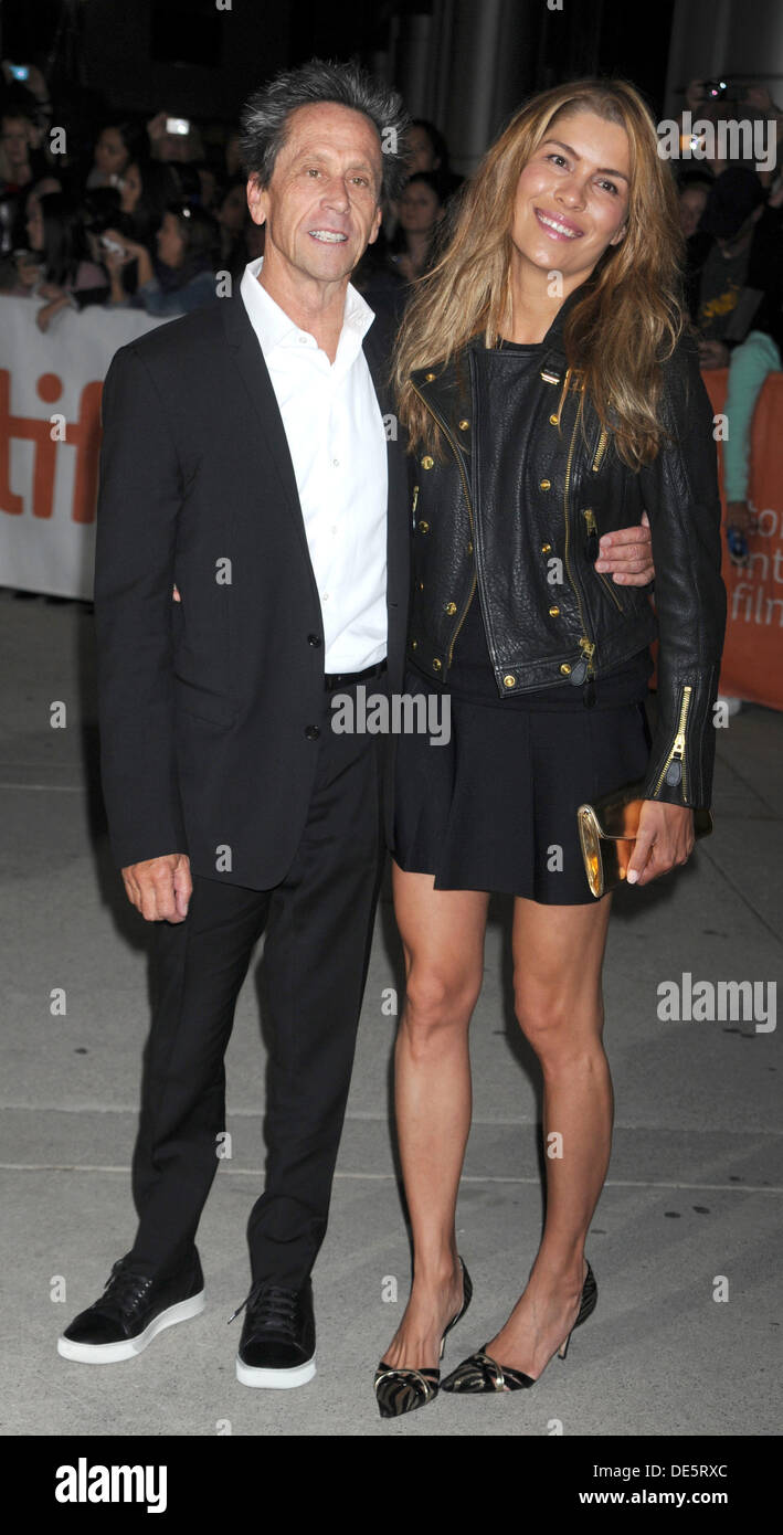 Producer Brian Grazer and Veronica Smiley attending the 'Rush' premiere ...