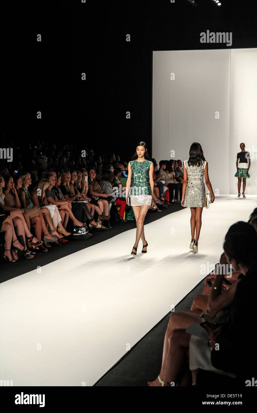 New York, USA. 11th Sep, 2013. Model at the J. Mendel fashion show at ...