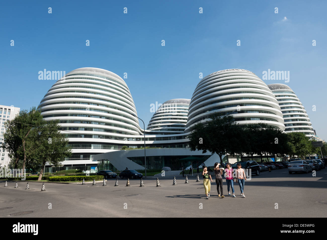 Zaha hadid architects galaxy soho beijing china hi-res stock ...