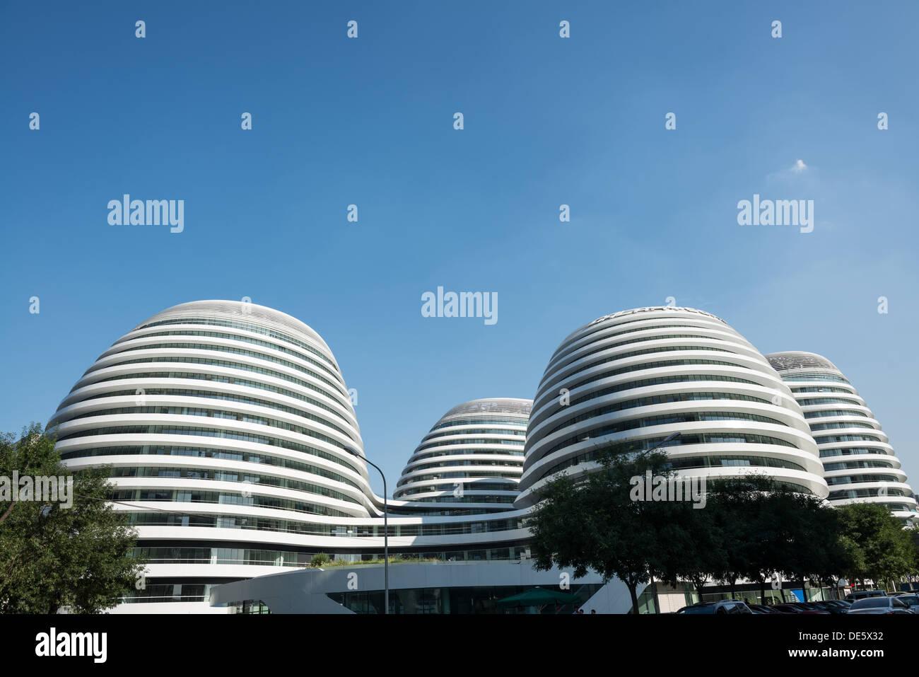 Zaha hadid architects galaxy soho beijing china hi-res stock ...
