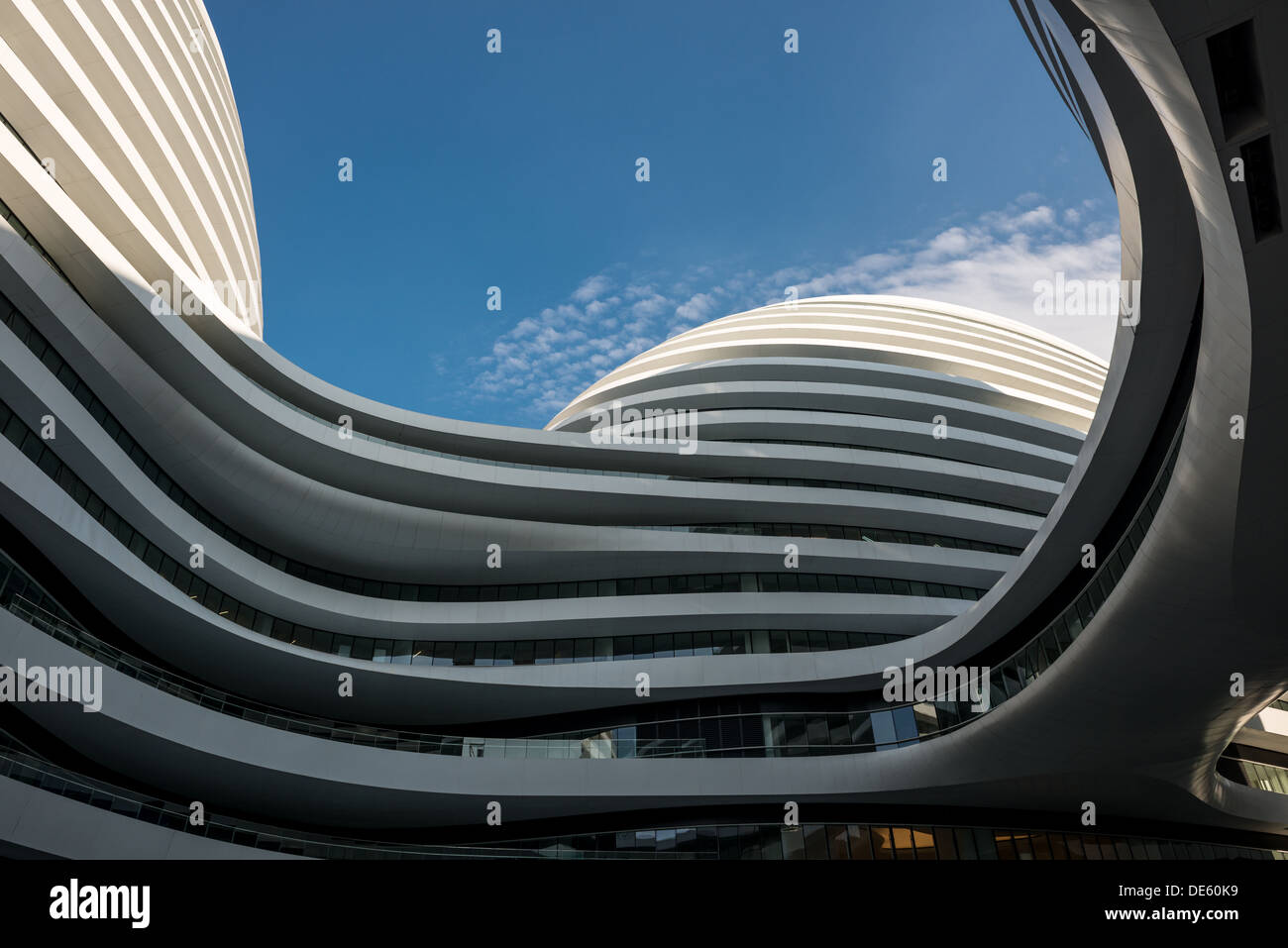 Zaha hadid architects galaxy soho beijing china hi-res stock ...