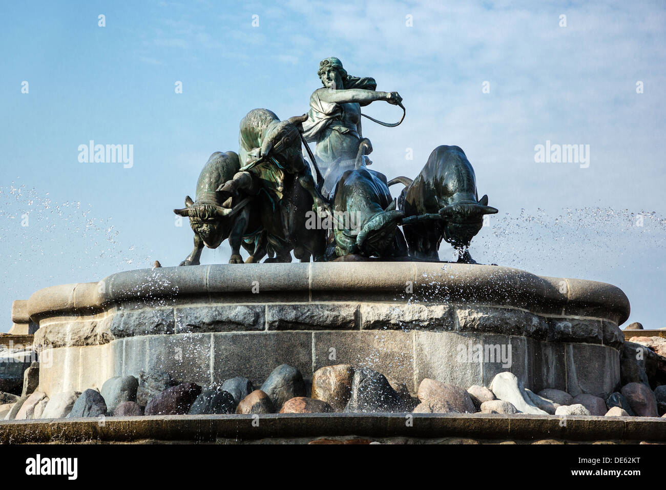 Copenhagen, Denmark, the gefion fountain by Anders Bundgaard Stock ...