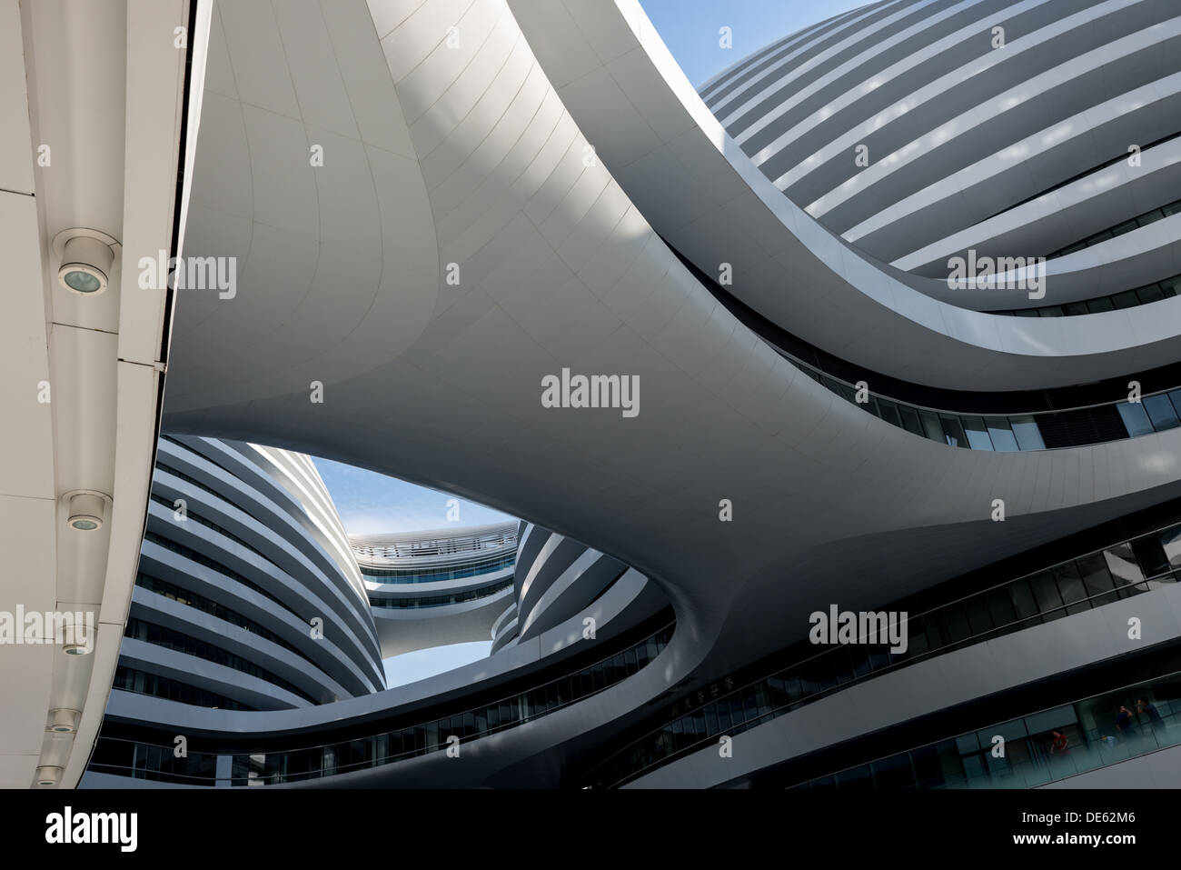 Zaha hadid architects galaxy soho beijing china hi-res stock ...