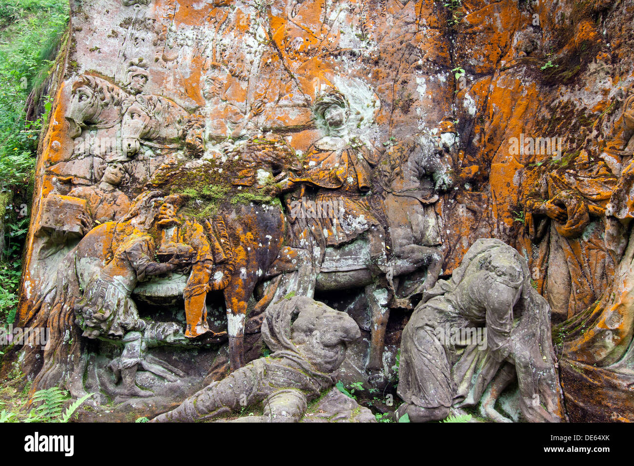 Kuks Forest Sculptures - Adoration of the Magi - detail of the Baroque ...