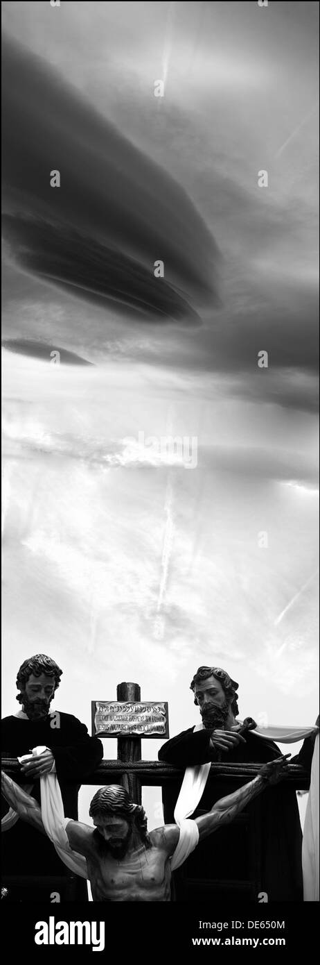 Religion vertical Black and White Stock Photos & Images - Alamy
