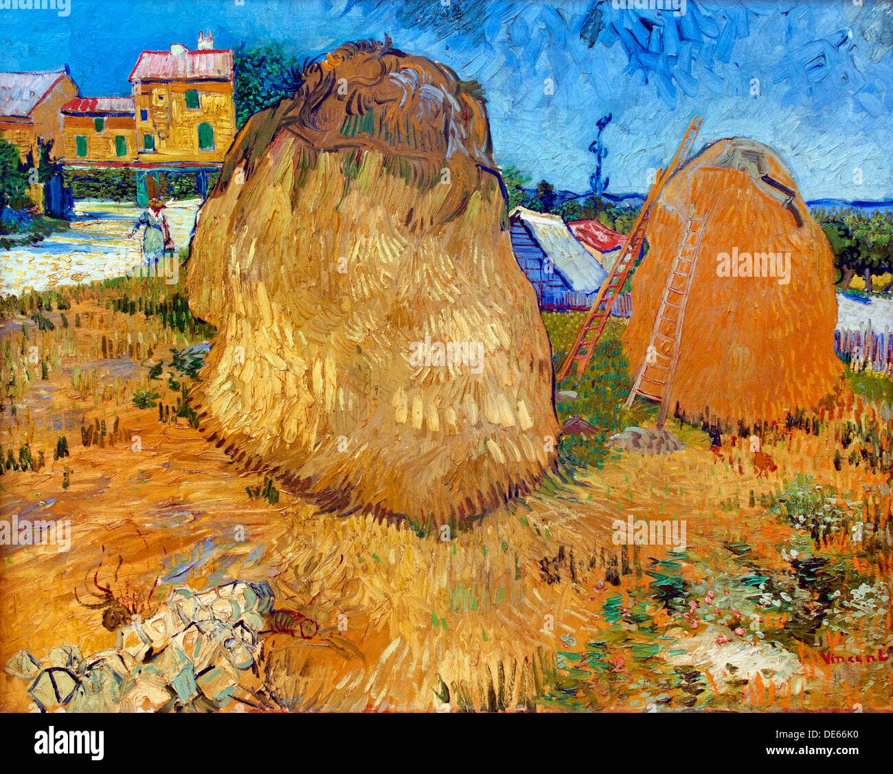 Sheaf of corn in the Provence 1888 Vincent van Gogh 1853 - 1890 Dutch ...