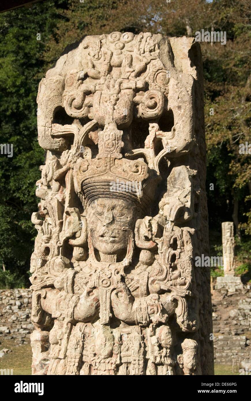 Stela b copan honduras hi-res stock photography and images - Alamy