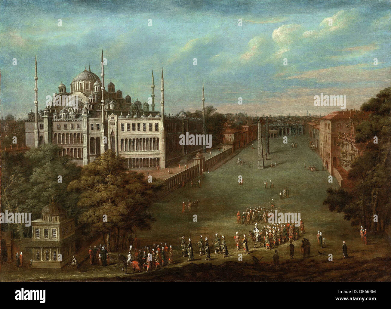 Procession of the Grand Vizier on the Hippodrome Square with the Sultan ...