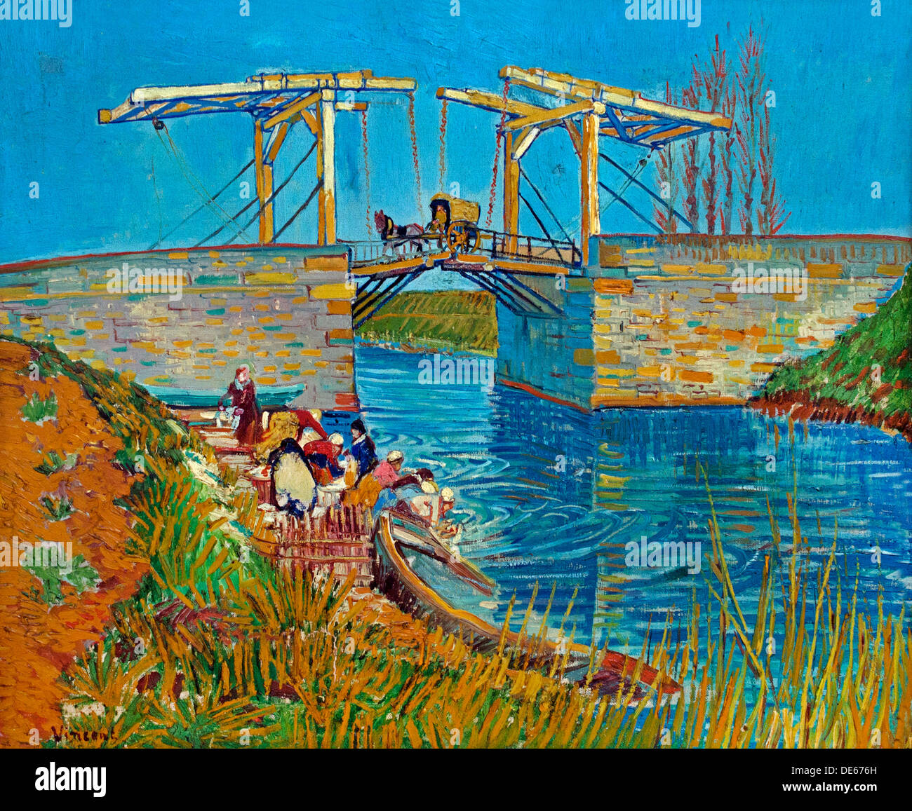 Bridge de langlois 1888 vincent van gogh hi-res stock photography and ...