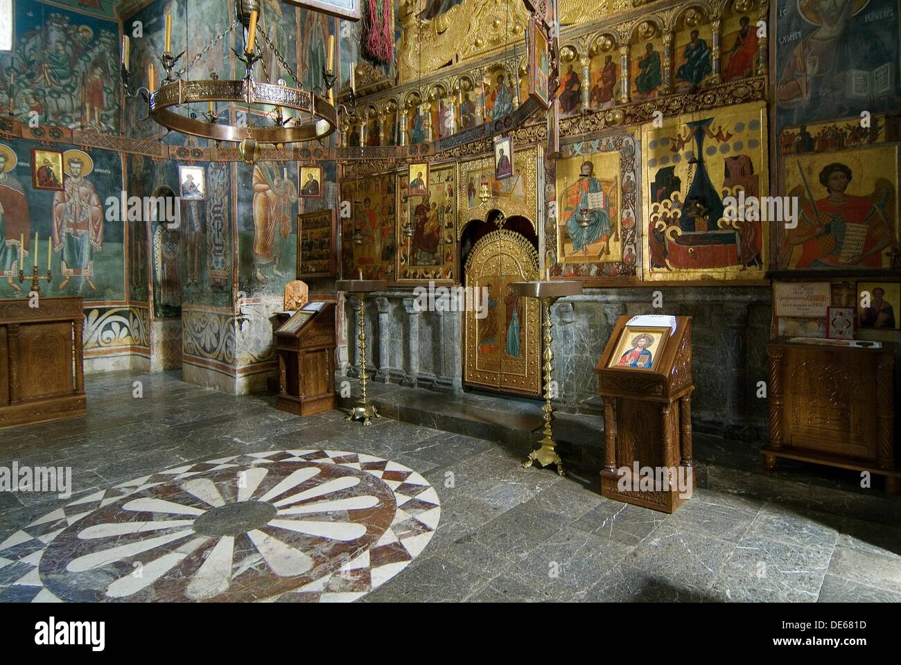 Montenegro, Moraca monastery Stock Photo, Royalty Free Image: 60374313 ...