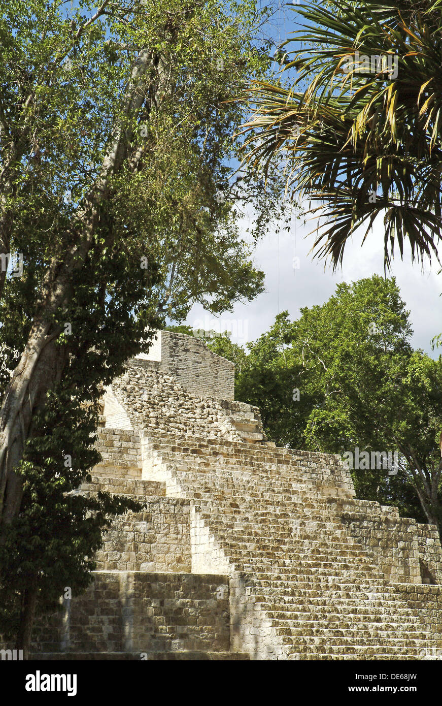 Yaxha temple hi-res stock photography and images - Alamy
