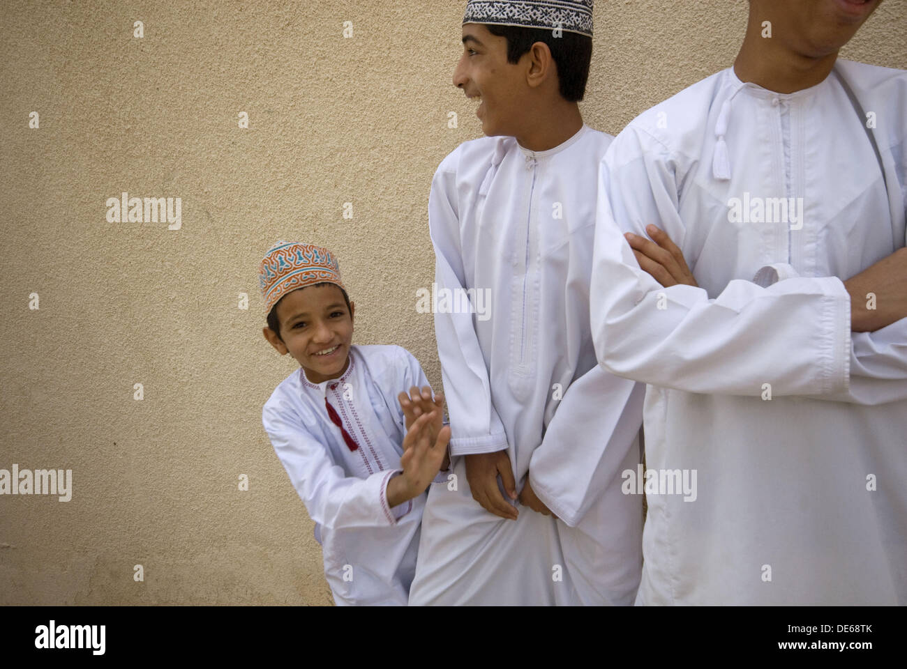 Oman people smile hi-res stock photography and images - Alamy