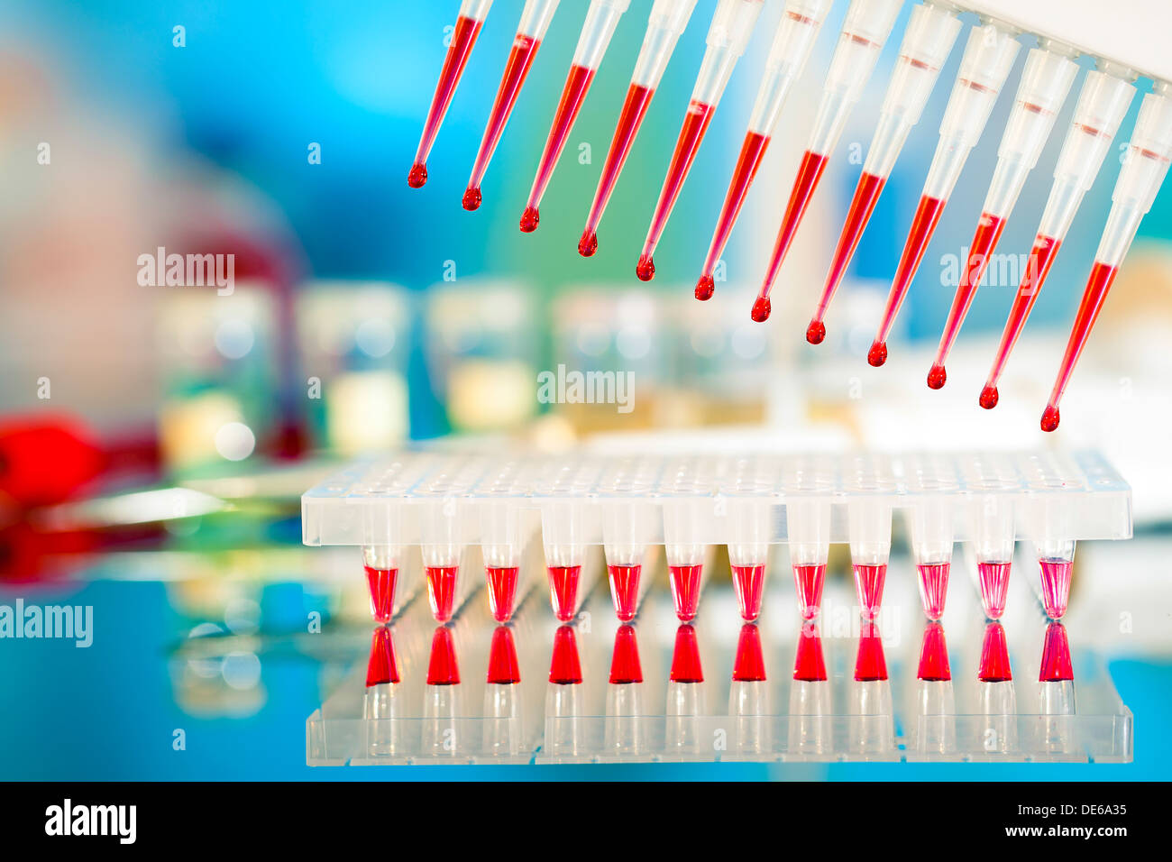 96 well plate multichannel pipette hi-res stock photography and images ...