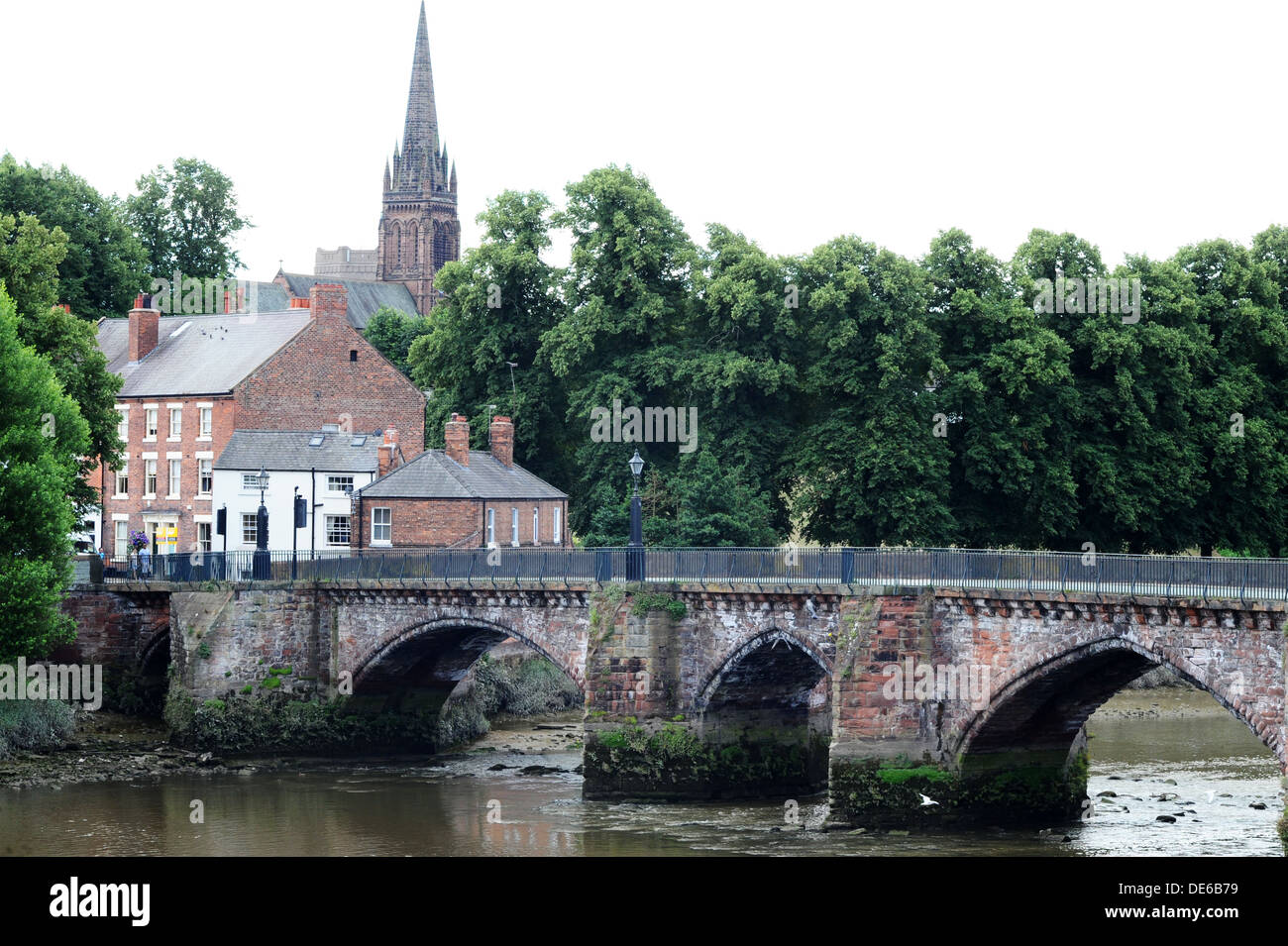 Old dee bridge chester hi-res stock photography and images - Alamy
